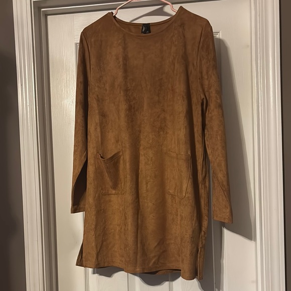 ravel | Dresses | Ravel Brown Suede Top | Poshmark